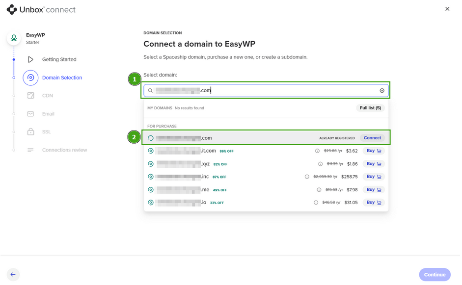 How to connect a domain with EasyWP (Step-by-Step Guide)