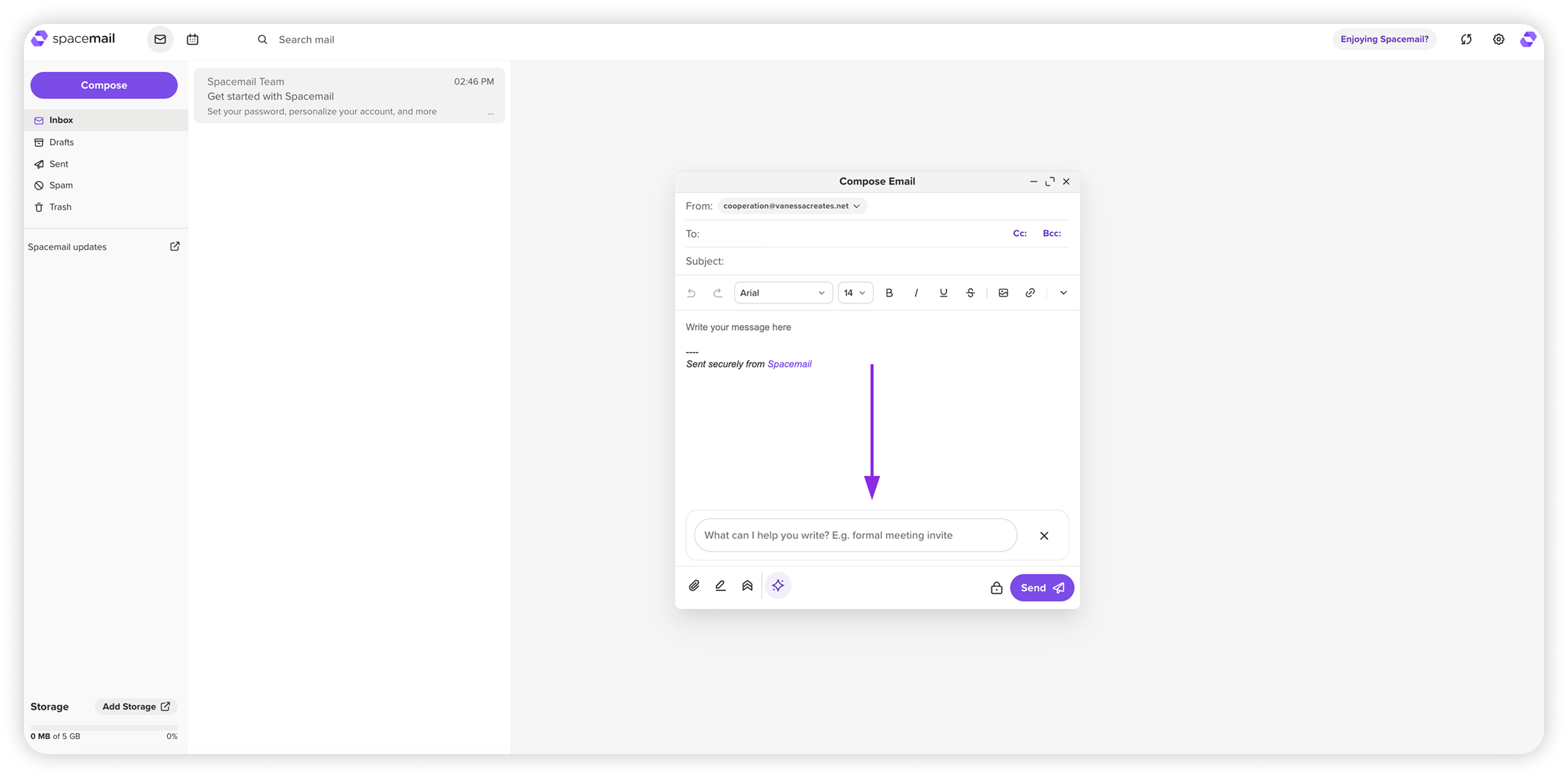 Getting Started with Spacemail: Set Up and Configure Your Mailbox