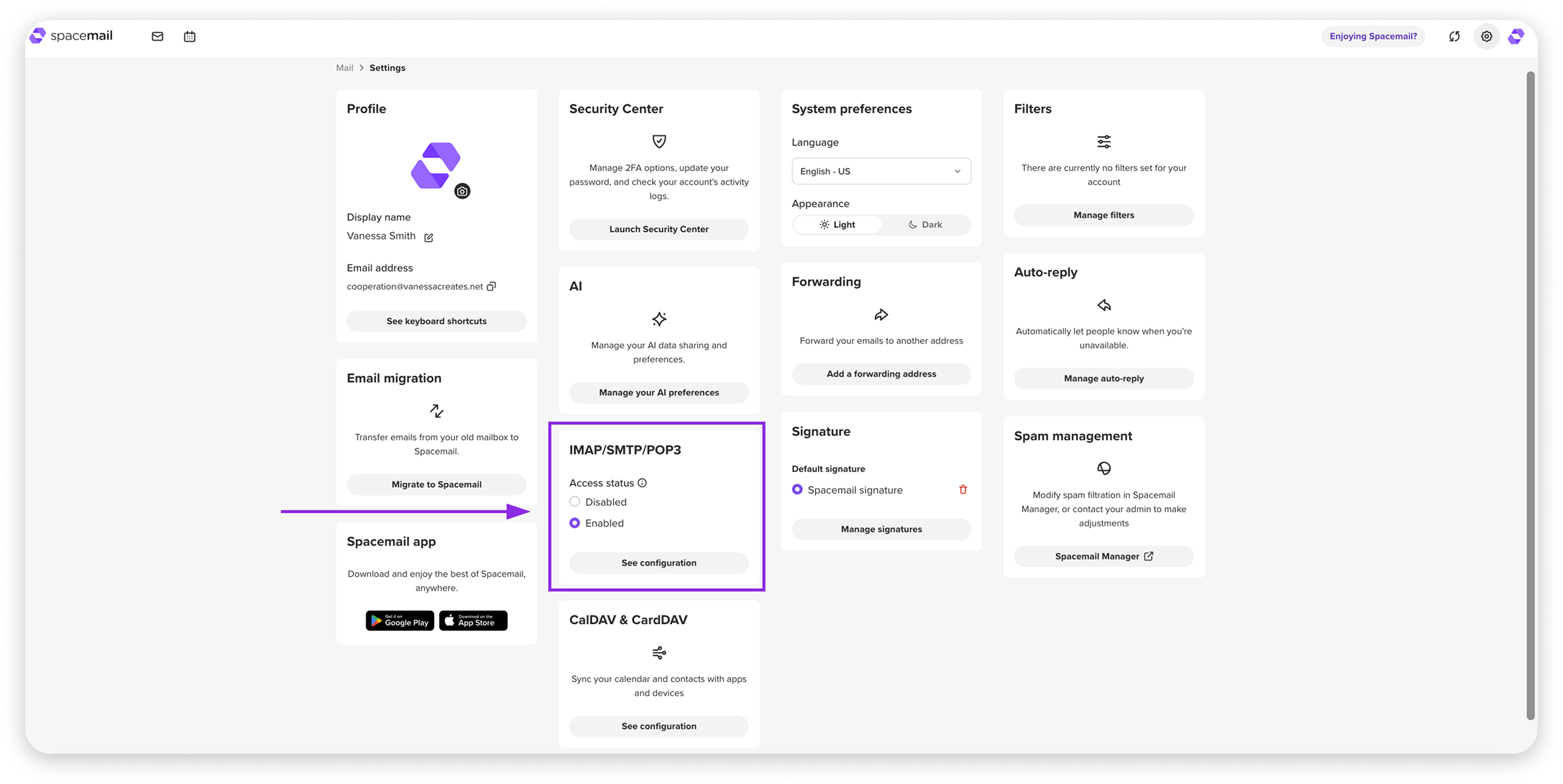 Getting Started with Spacemail: Set Up and Configure Your Mailbox