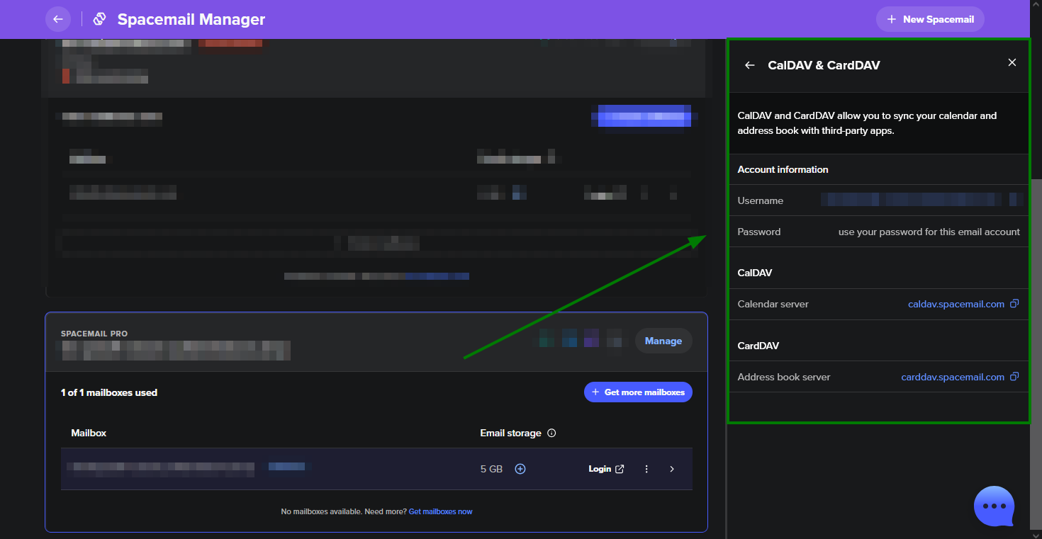 How to Set Up Spacemail Address Book in Thunderbird via CardDAV