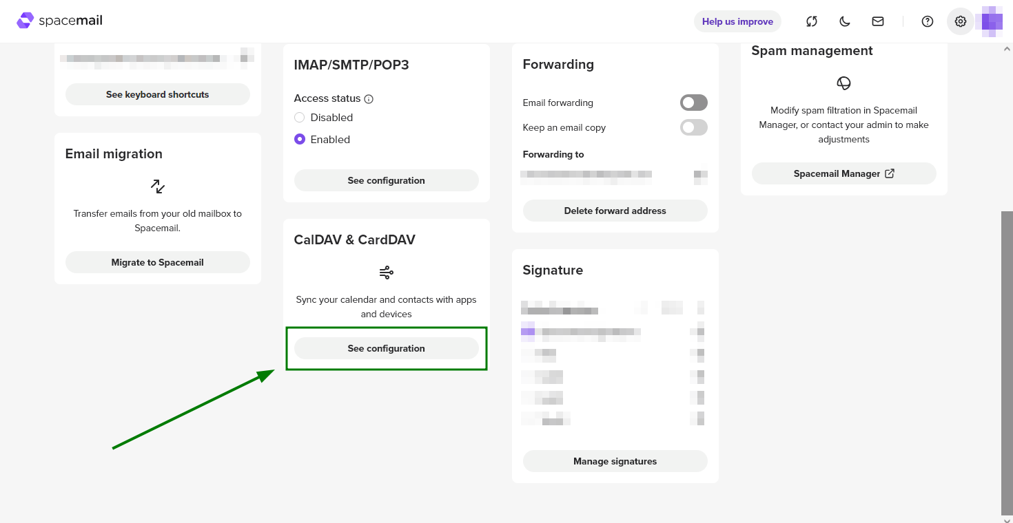 How to Set Up Spacemail Address Book in Thunderbird via CardDAV