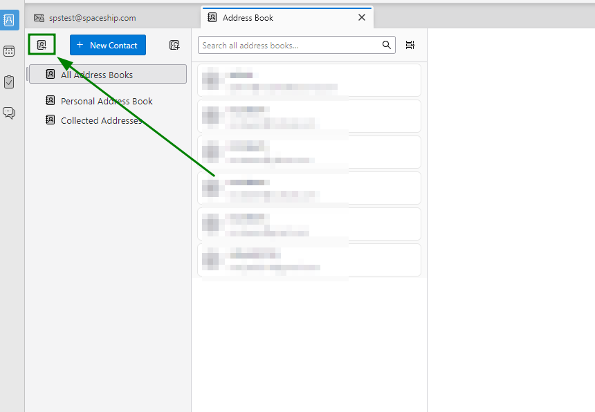 Cómo configurar la libreta de direcciones de Spacemail en Thunderbird mediante CardDAV