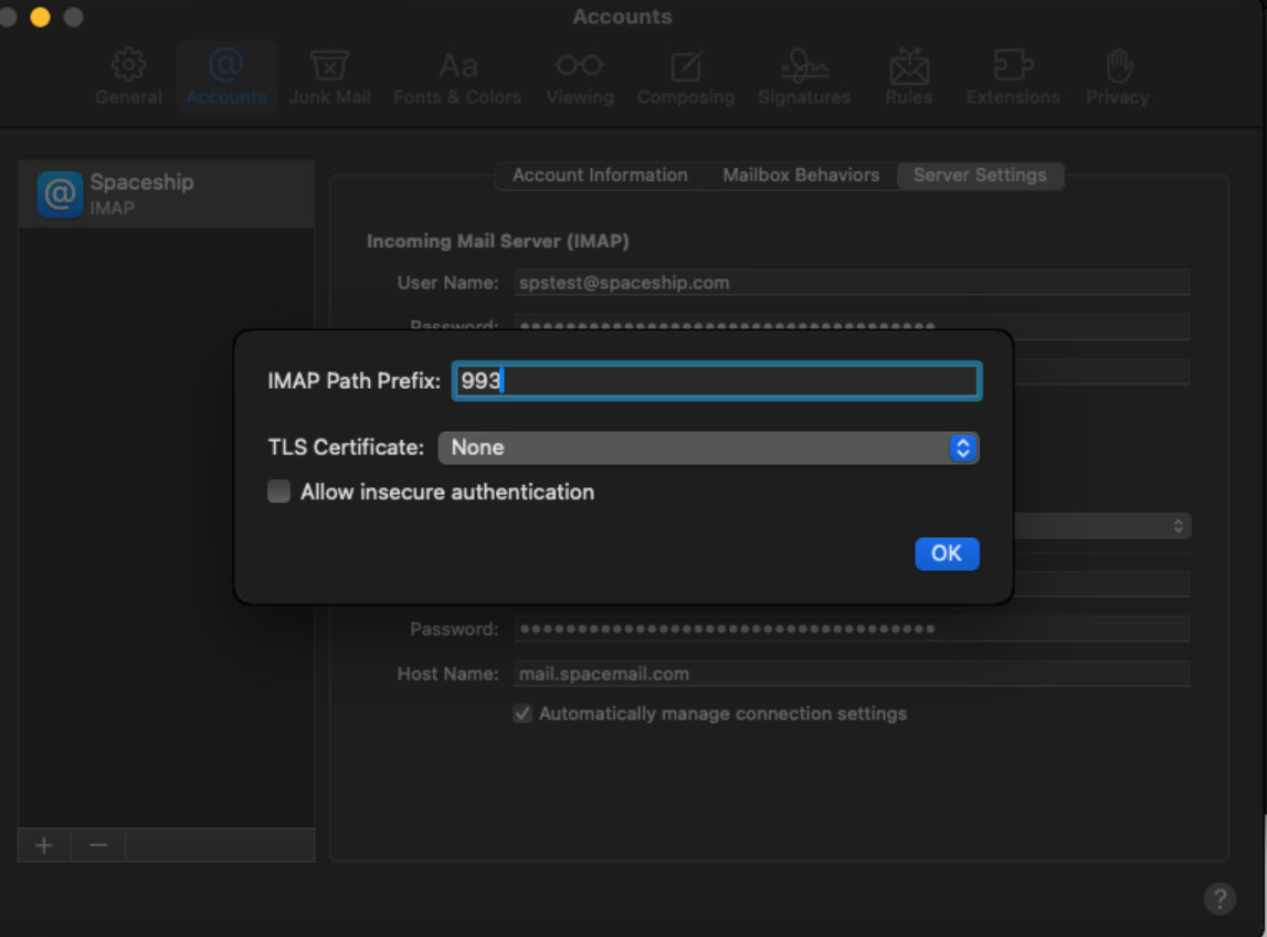 How to Set Up Spacemail on macOS Mail (IMAP & SMTP Configuration Guide)