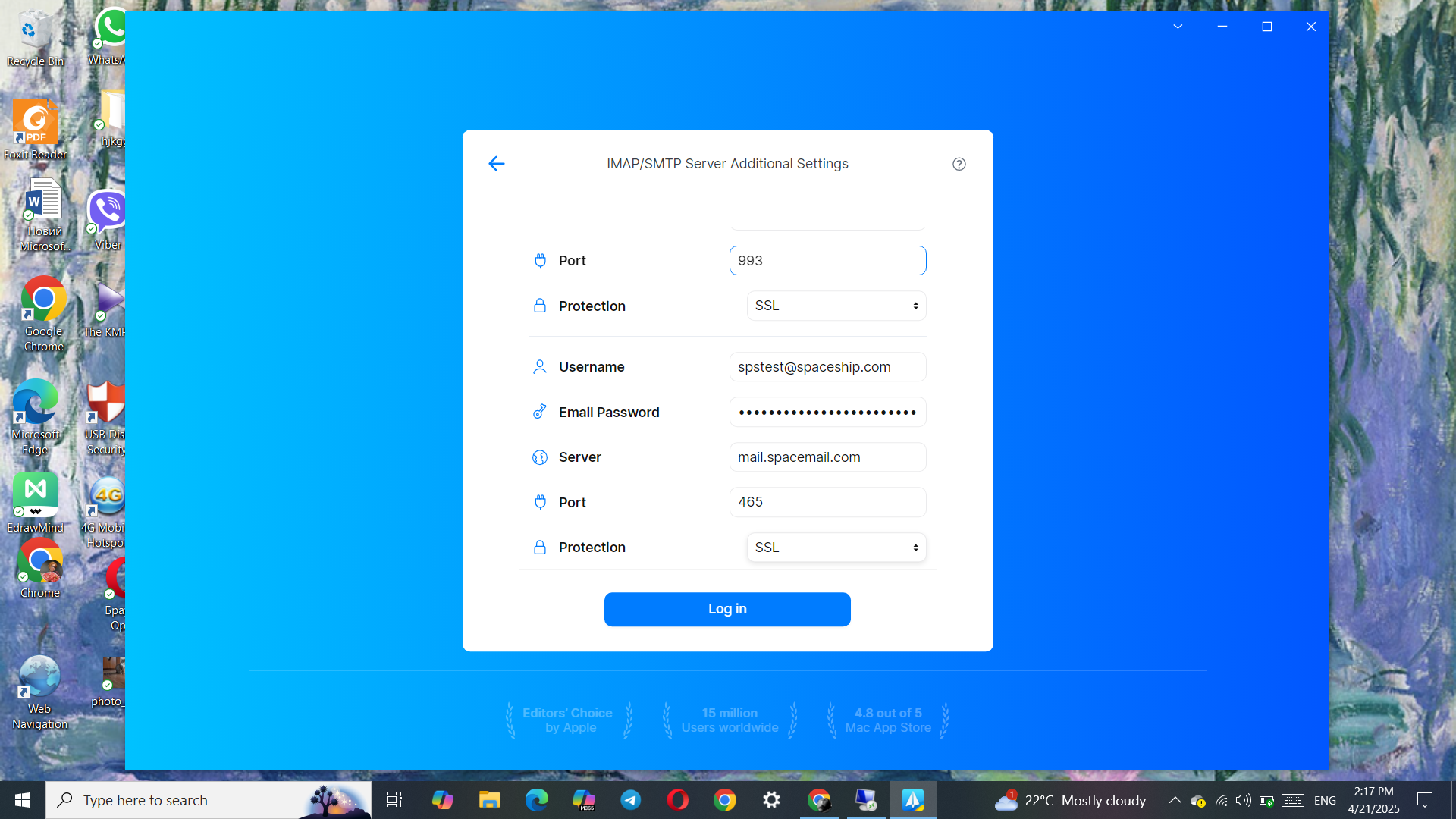 How to Set Up Spacemail in Spark Desktop App (IMAP/SMTP Guide)