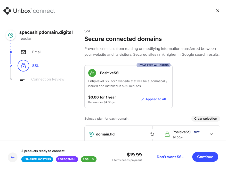 Connect and configure all your products with Unbox™ from Spaceship